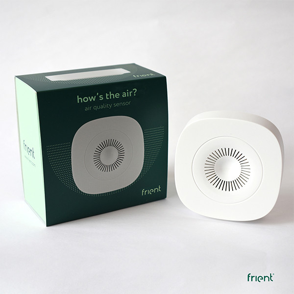 Frient Air Quality Sensor | Zigbee 3.0 | Batterij Gevoed | Wit Frient 123led.nl